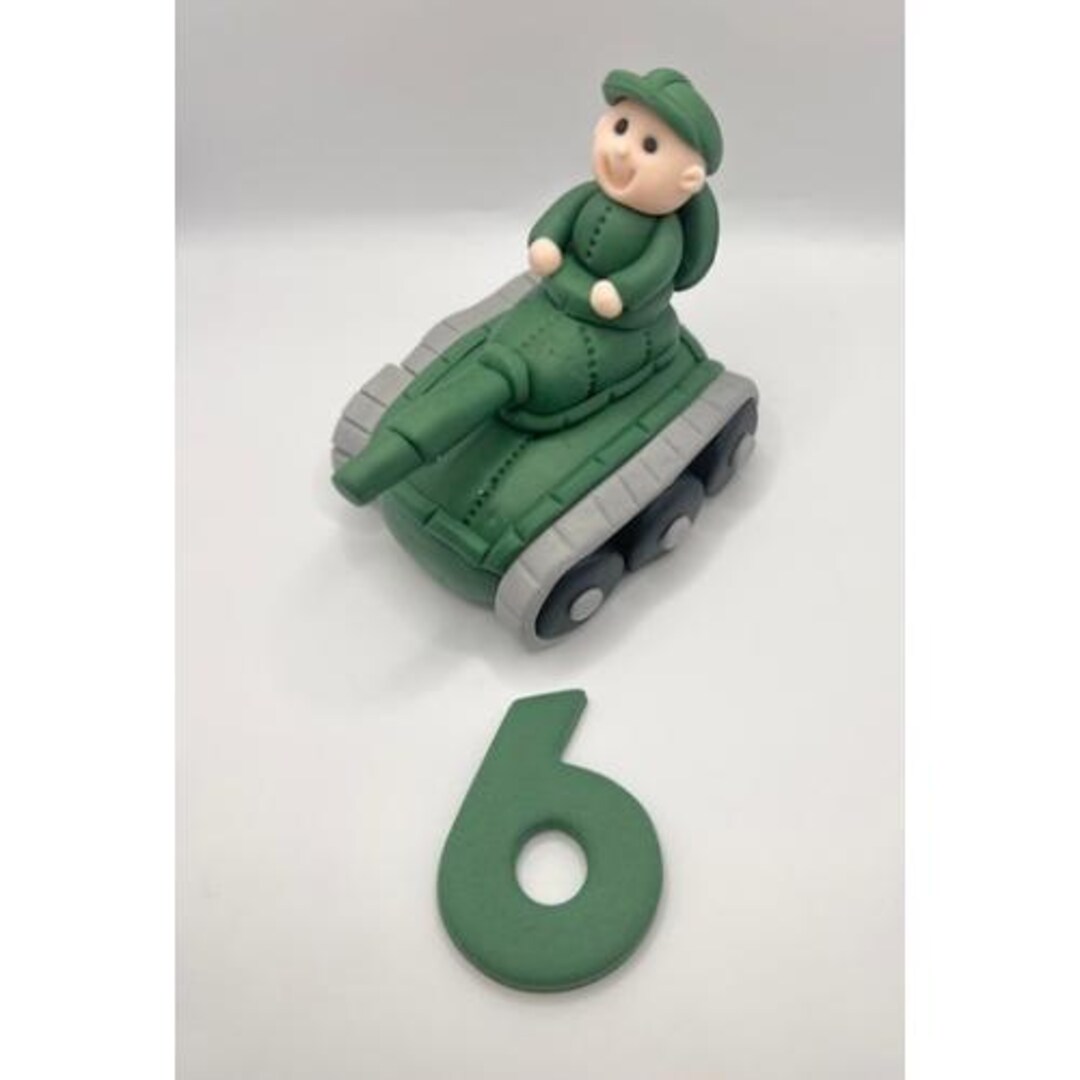 Army Cake Toppers, Soldier Cake Topper, Army Tank Cake Topper, Handmade ...