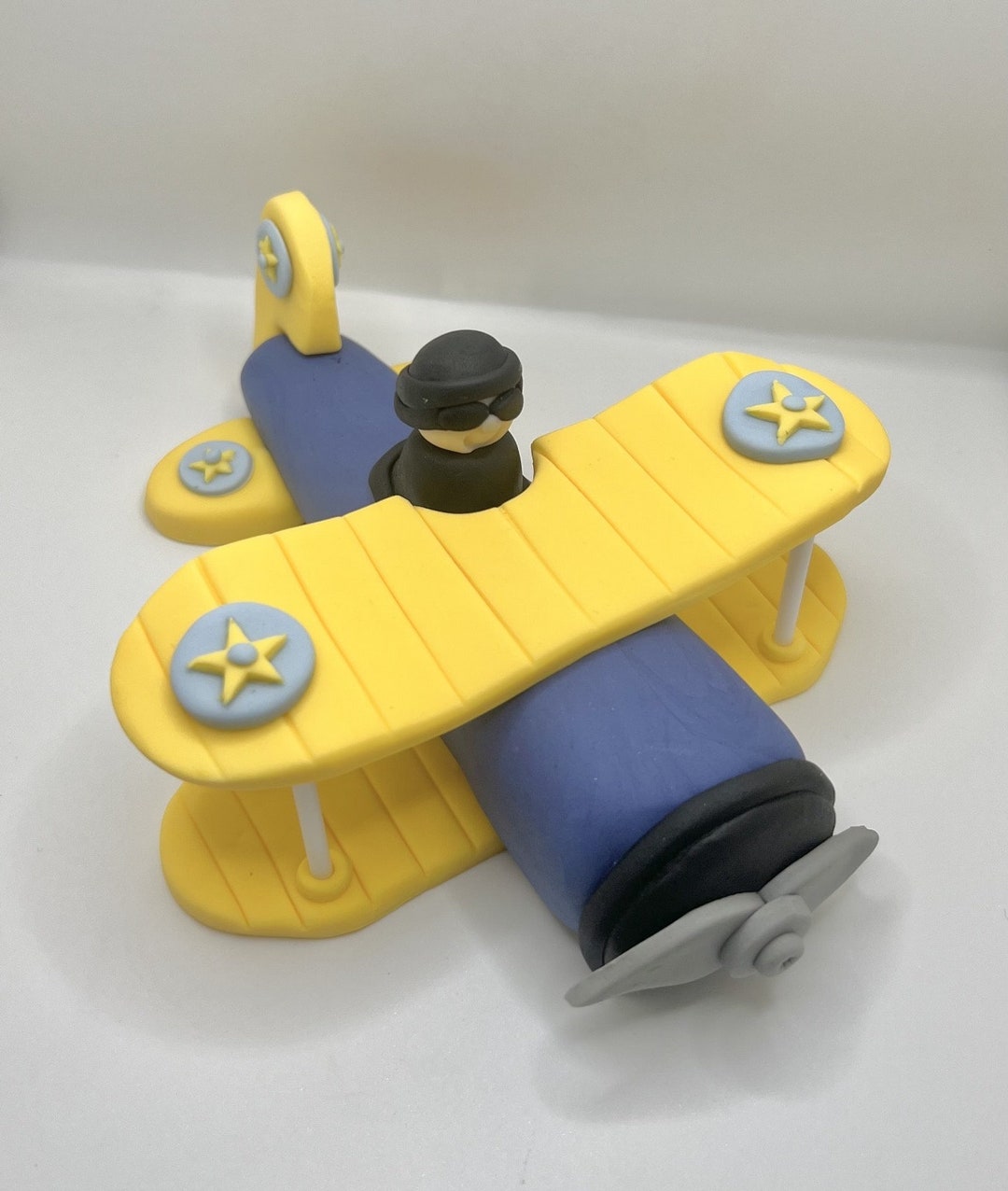 Aeroplane Cake Topper, Plane Cake Topper, Pilot Cake Topper, Pilot ...