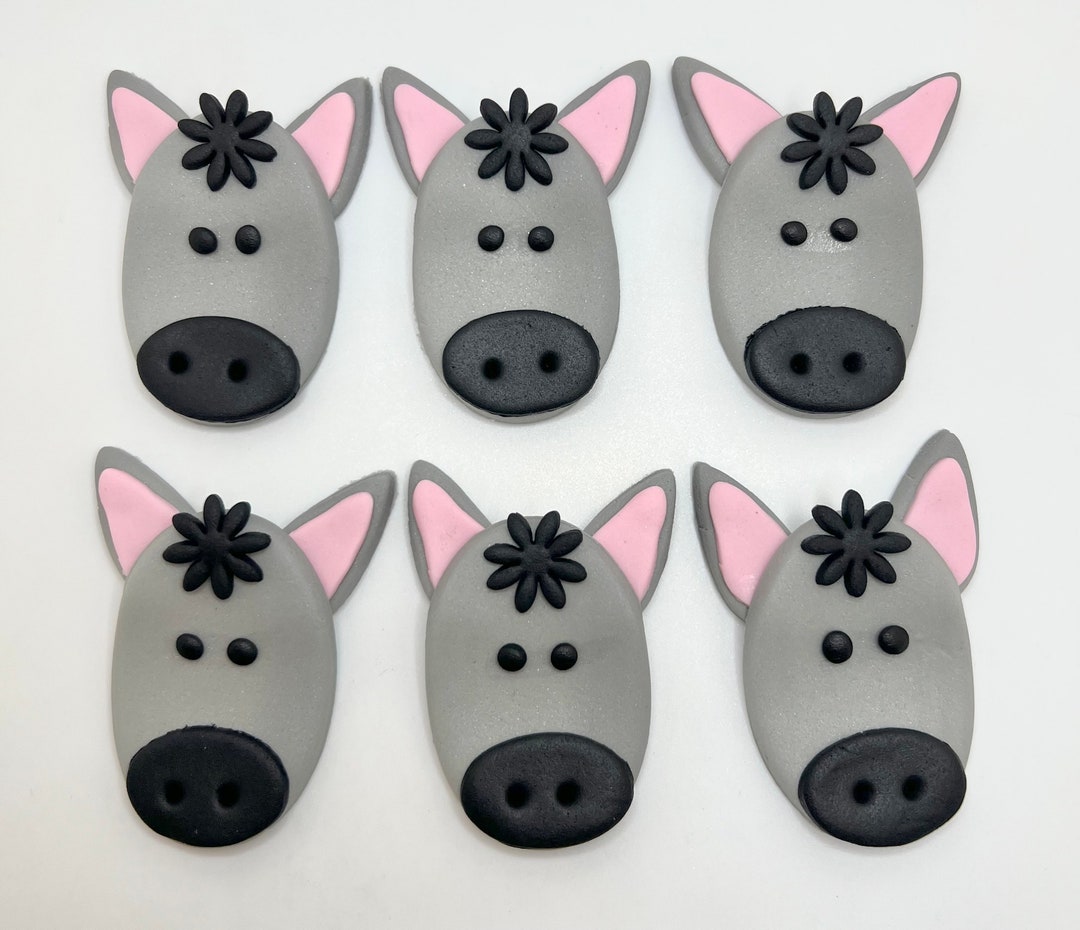 Donkey Cake Topper, Farm Animal Cake Toppers, Farm Cake Topper, Barn ...