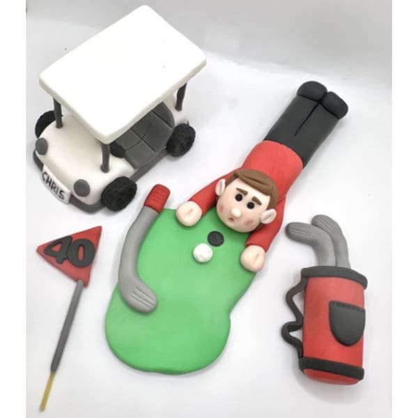 Golf Cake Topper - Etsy Canada