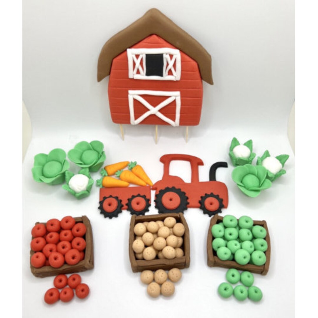 Gardening Cake Topper, Farm Cake Topper, Allotment Cake Topper ...