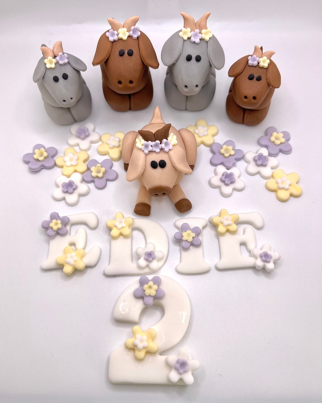 Goat Cake Topper, Farm Cake Topper, Tractor Cake Topper, Farm Animal ...