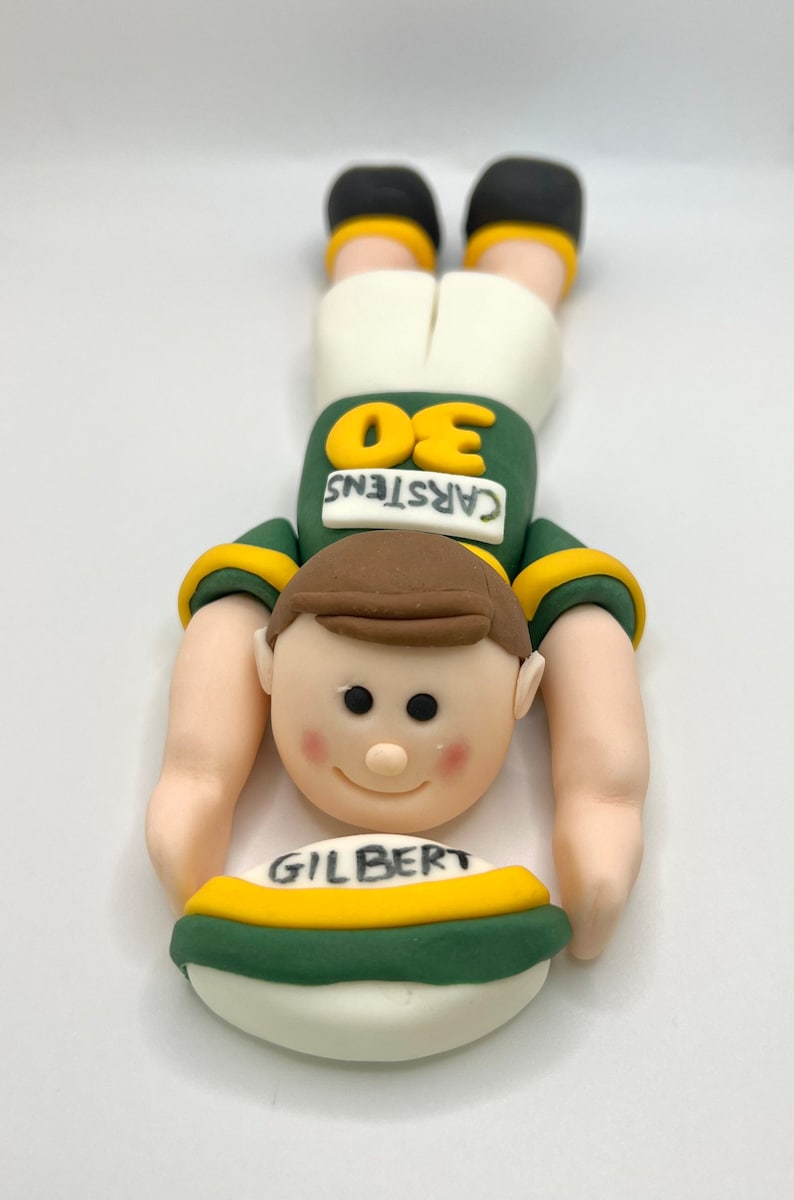 Rugby Cake Topper, Rugby Player Cake Topper, Exercise Cake Topper ...