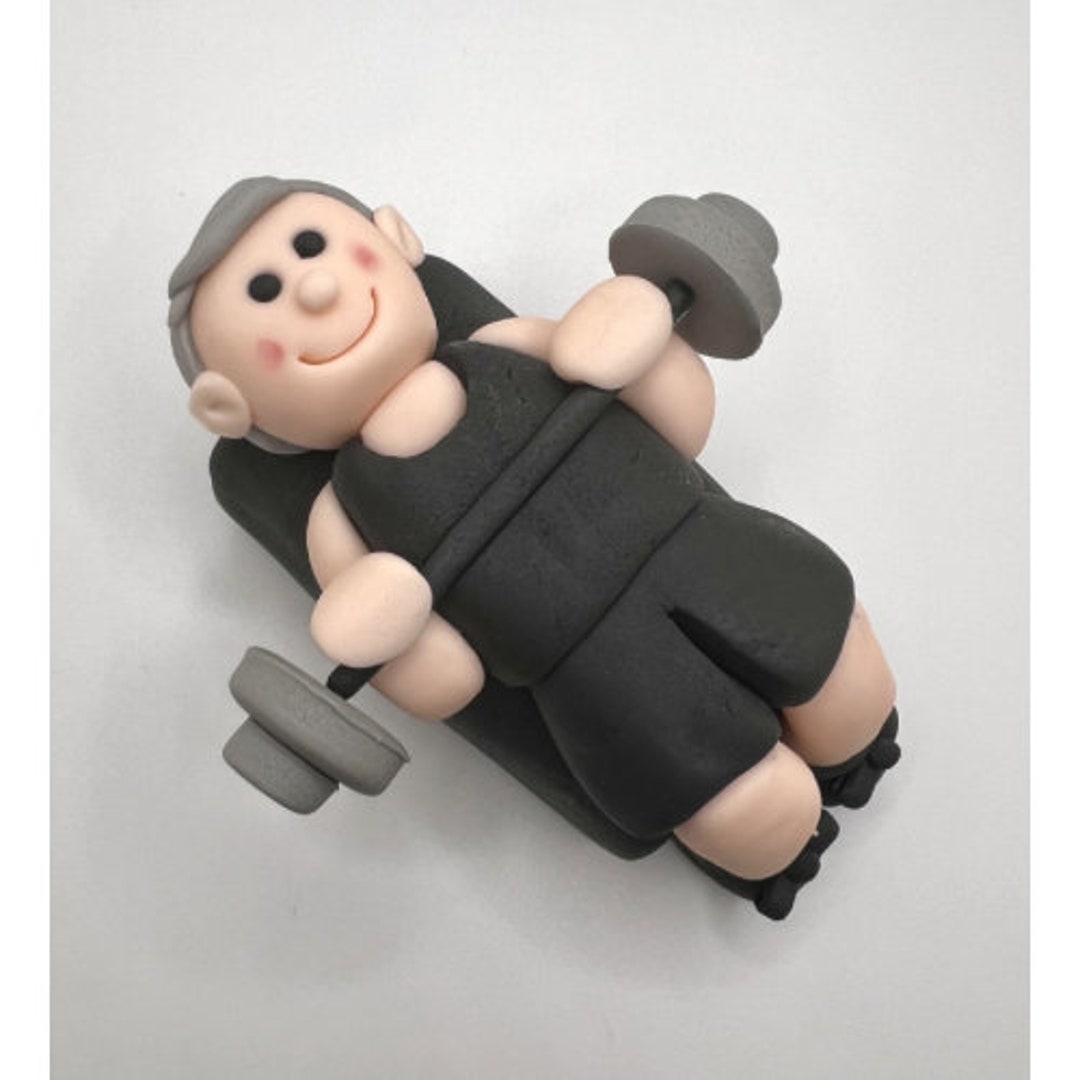 Gym Cake Topper, Exercise Cake Topper, Weightlifting Cake Topper ...