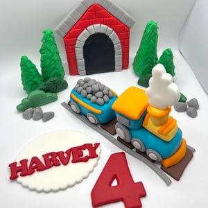 Train Cake Topper, Birthday Cake Topper, Railway Cake Topper, Choo Choo ...