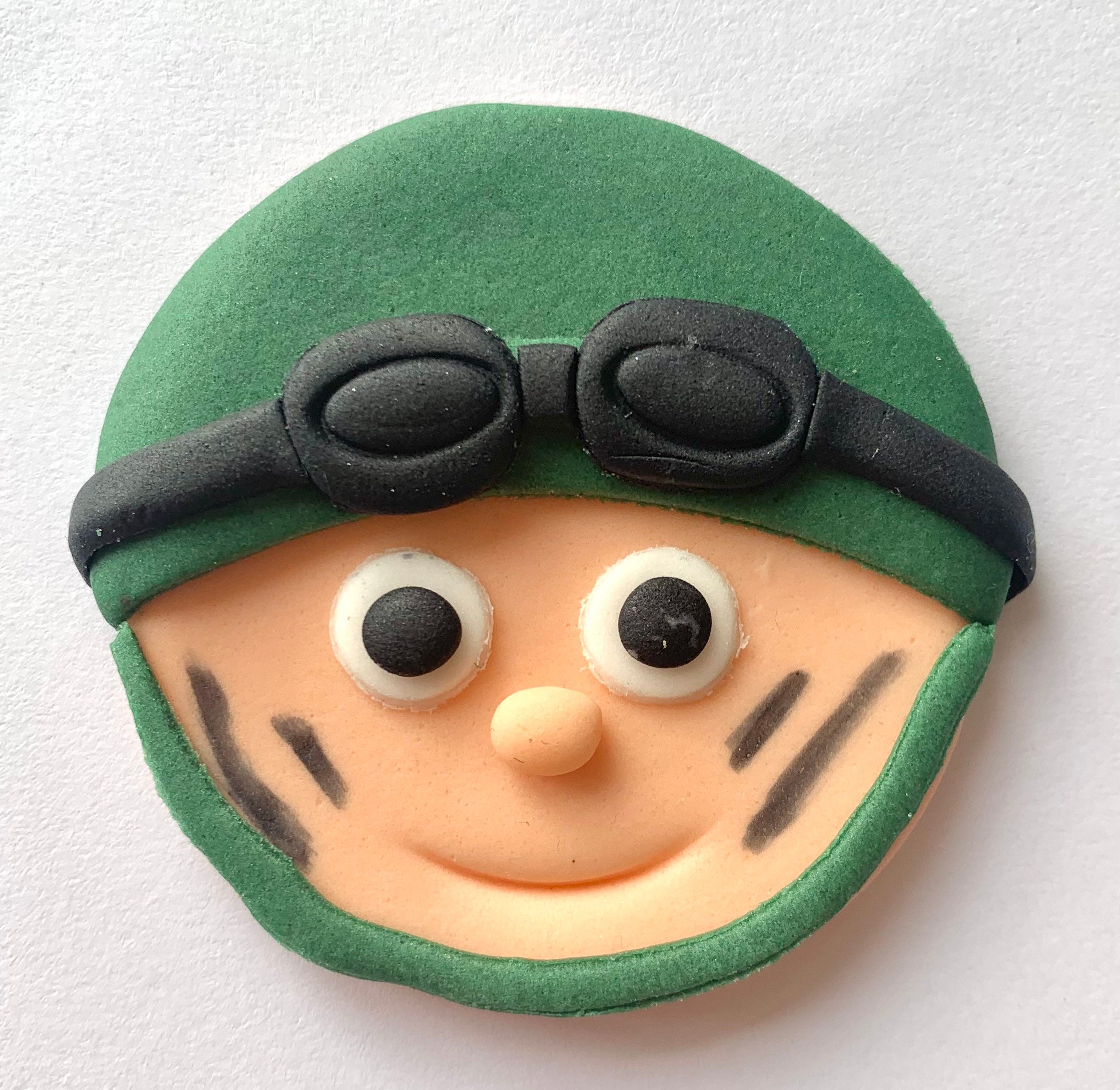 Army Cake Toppers Soldier Cake Topper Handmade Edible Cake - Etsy UK