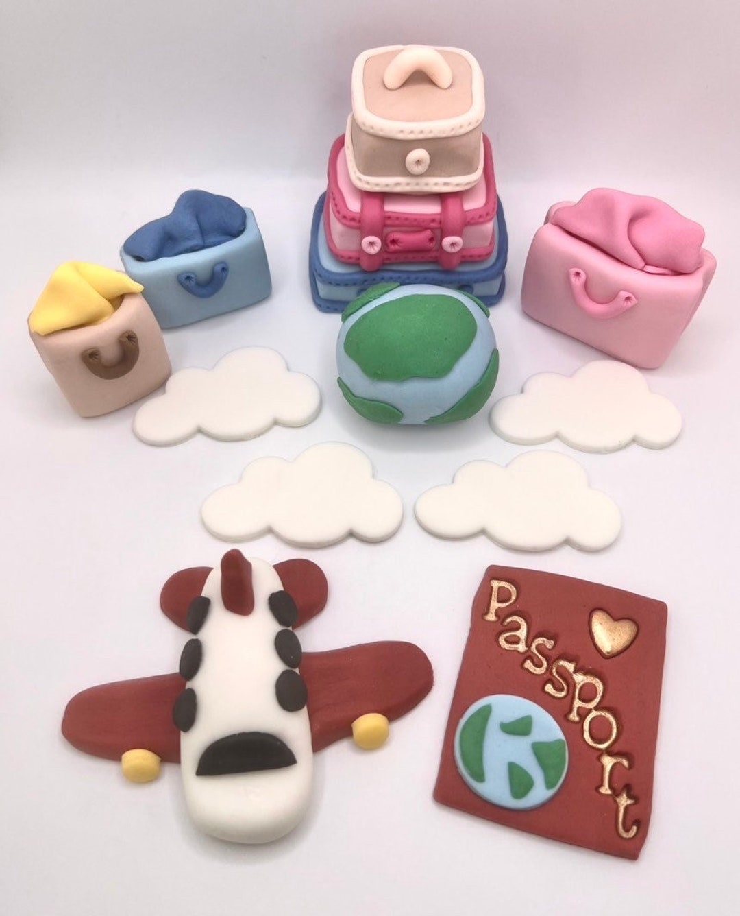 Travel Cake Topper Travelling Cake Topper Flying Cake - Etsy