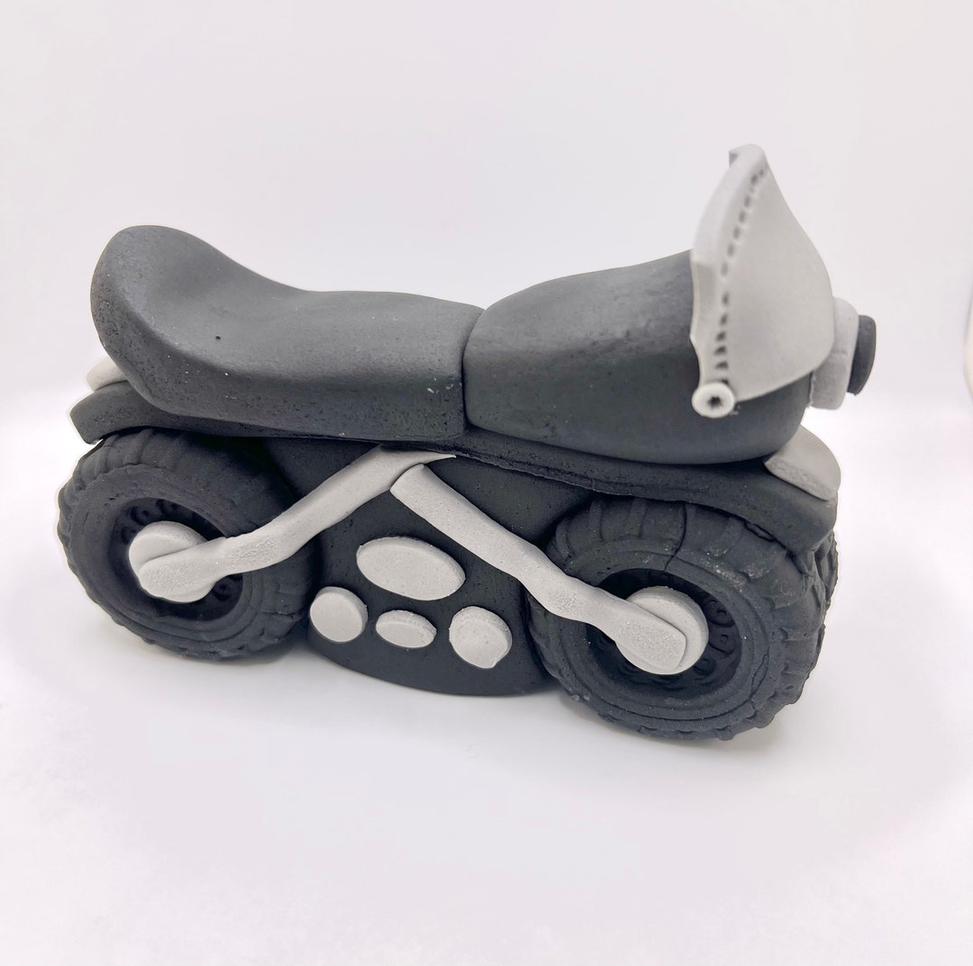 3D Standing Motorbike Cake Topper Personalised Motorbike Cake - Etsy