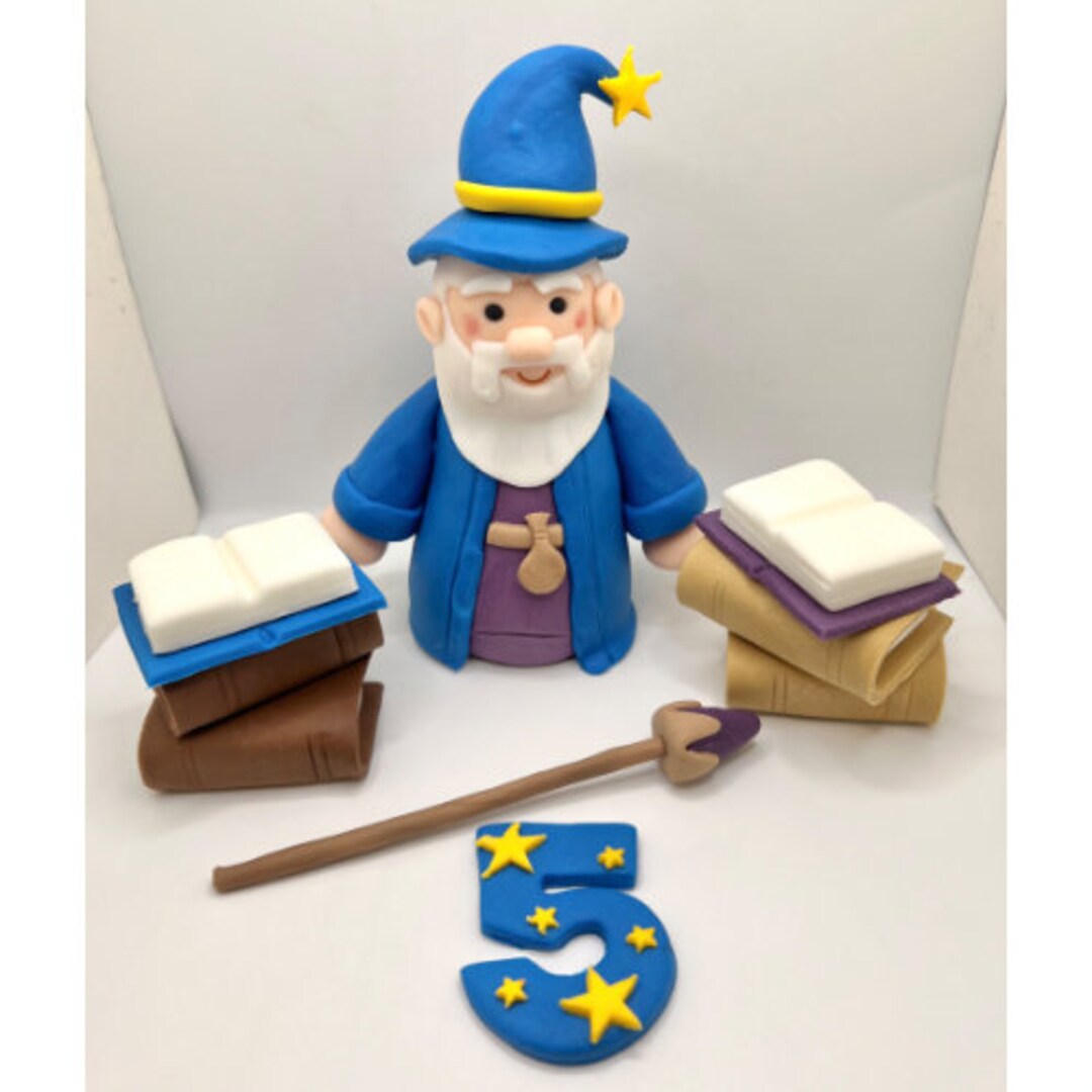 Wizard Cake Topper, Magical Cake Topper, Magic Cake Topper - Etsy