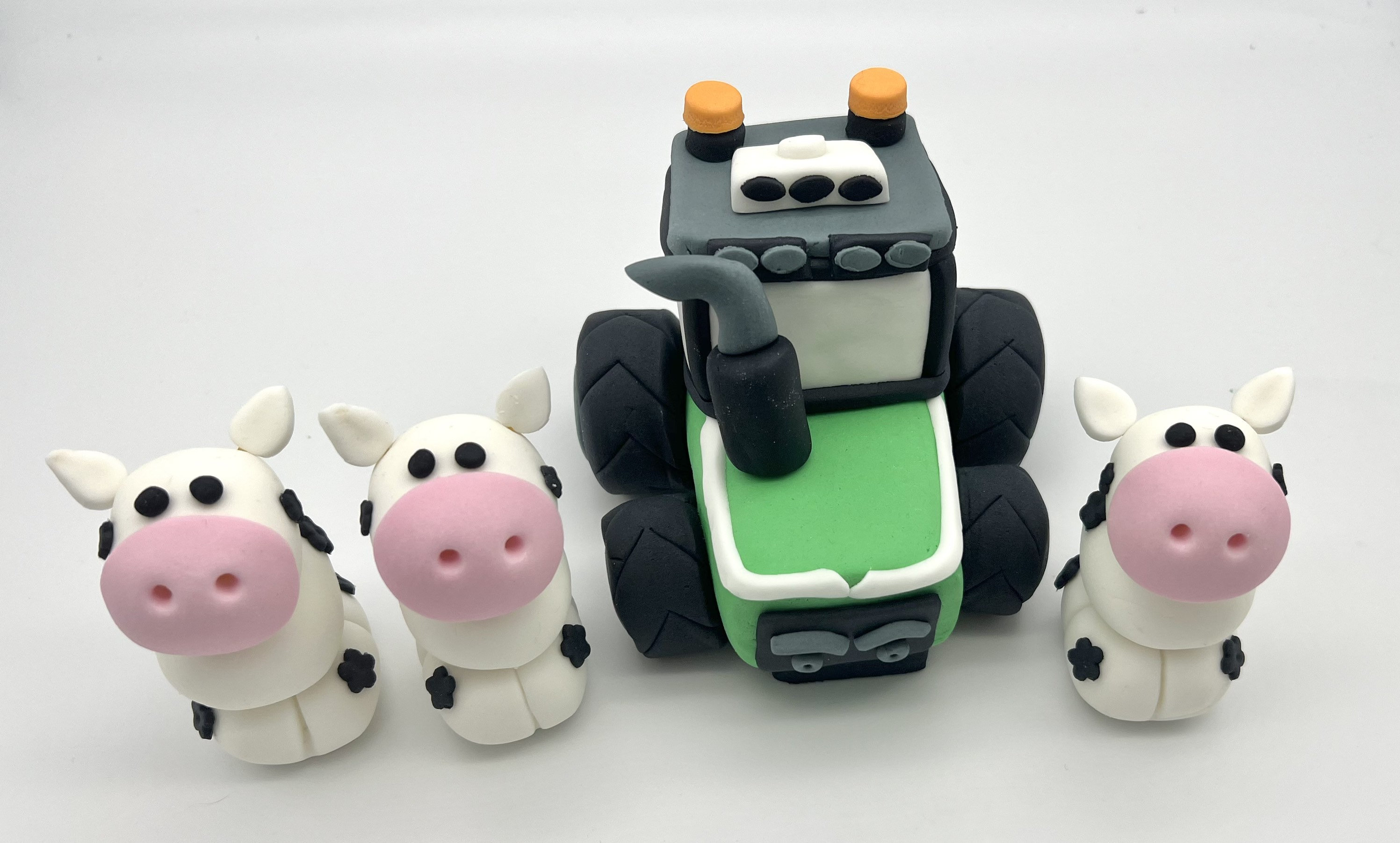 Farm Cake Topper Tractor Cake Topper Farm Animal Cake - Etsy UK