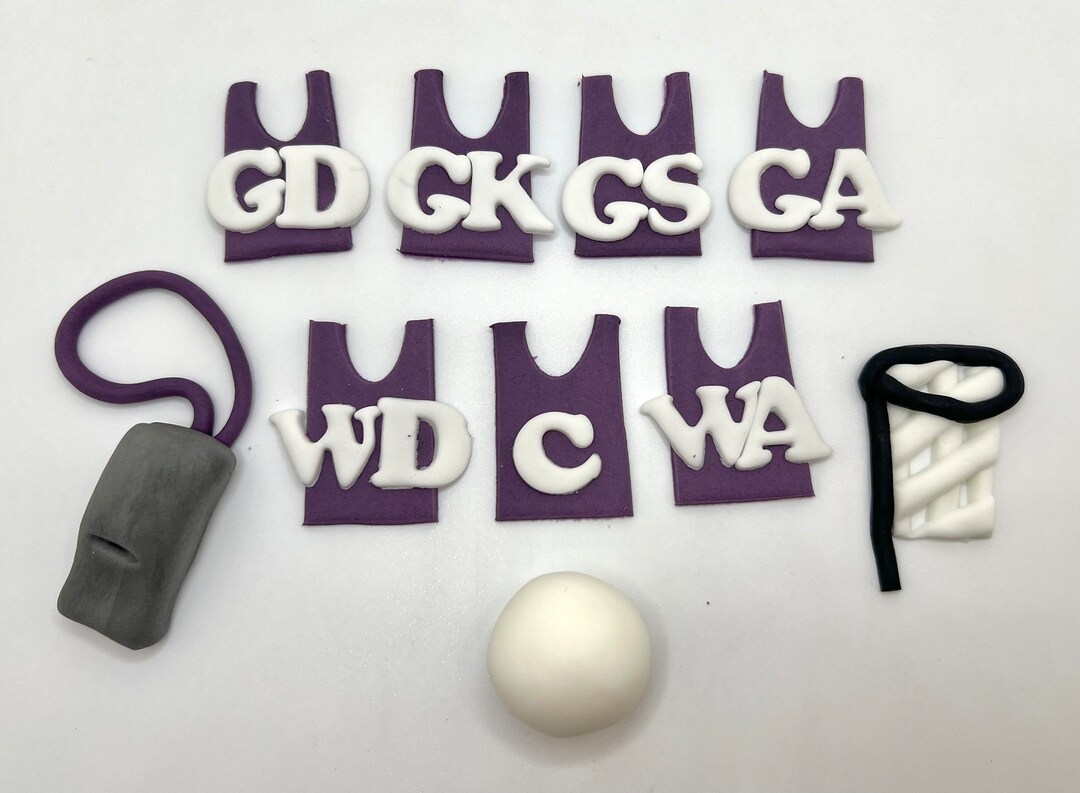 Netball Cake Topper, Sports Cake Topper, Sport Cake Topper, Handmade ...