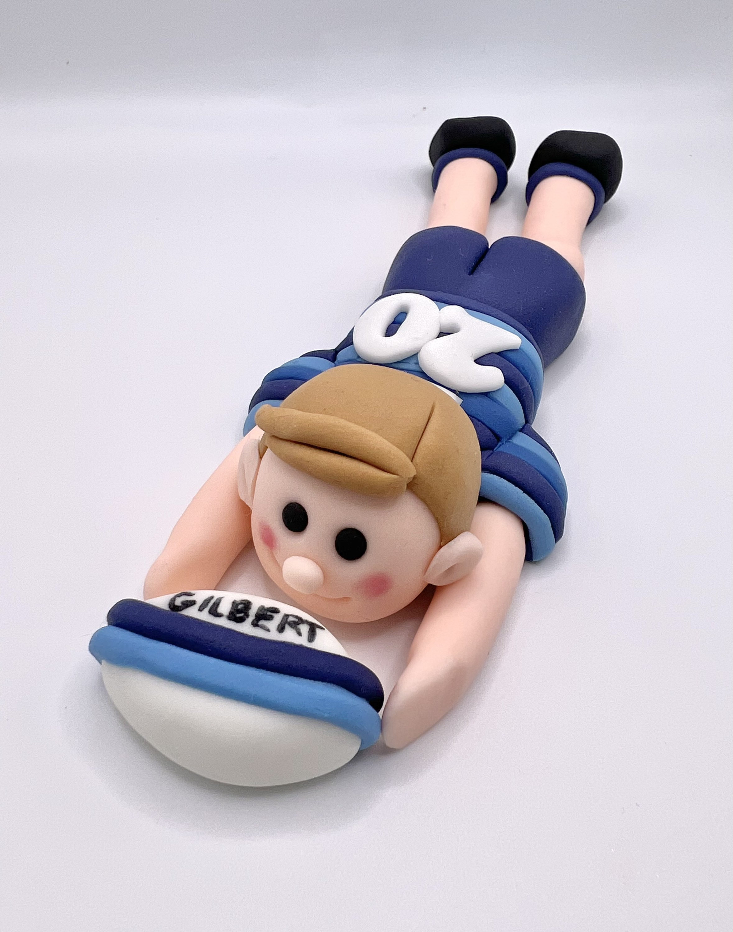 Rugby Cake Topper Rugby Player Cake Topper Exercise Cake - Etsy