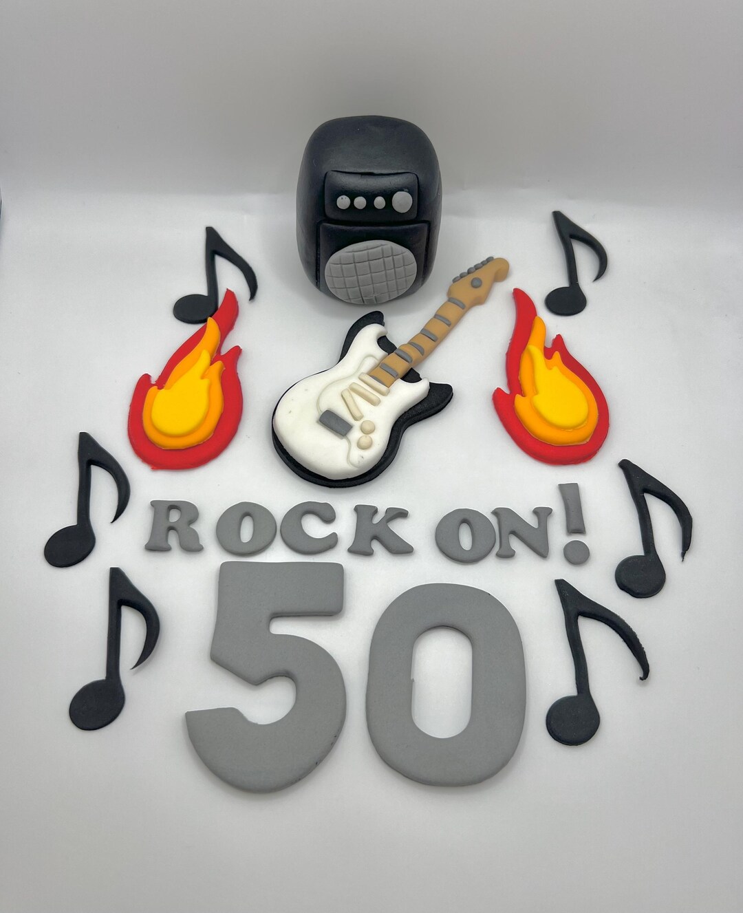 Rockstar Cake Topper, Rocker Cake Topper, Music Cake Topper, Musician ...