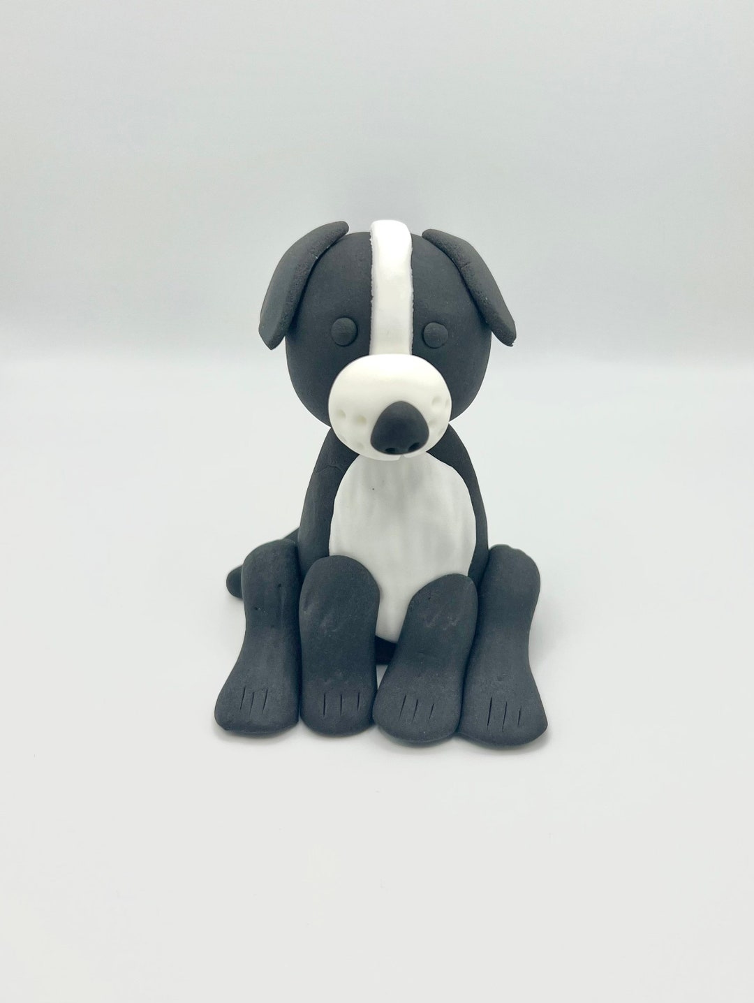 Boarder Collie Cake Topper, Personalised Dog Cake Topper, Custom Dog ...
