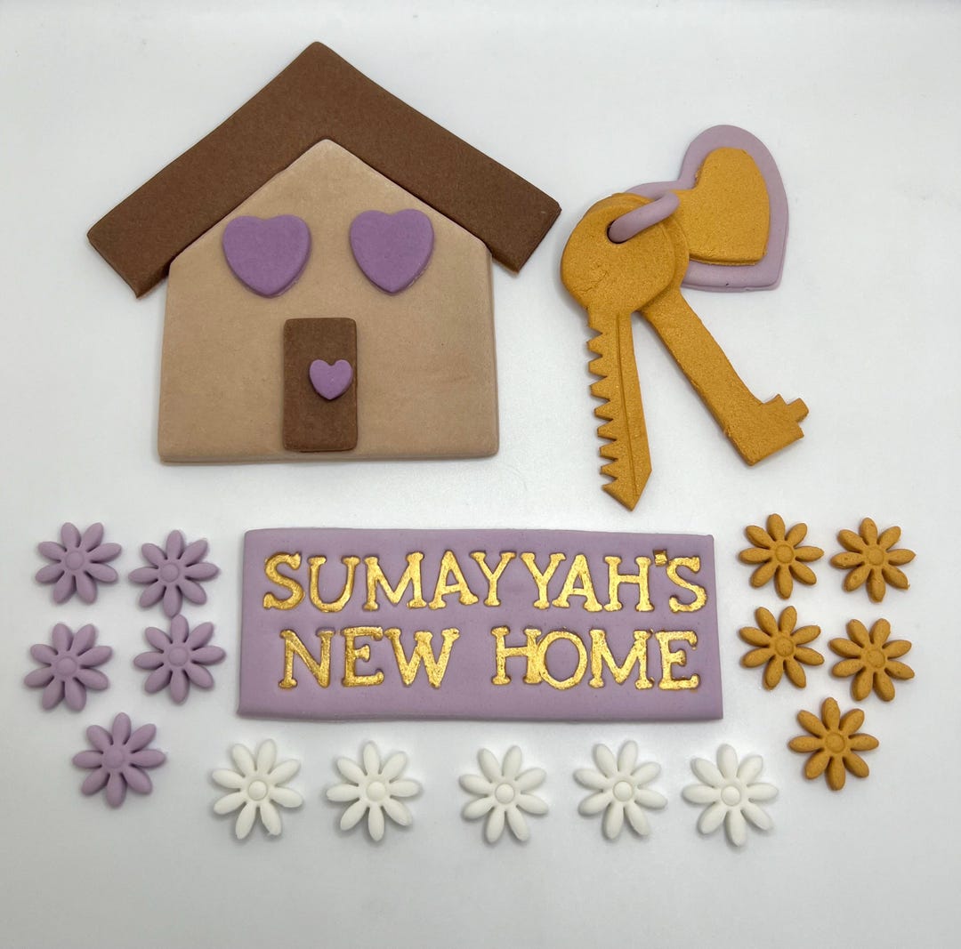 New Home Cake Topper, New House Cake Topper, Celebration Cake Topper ...