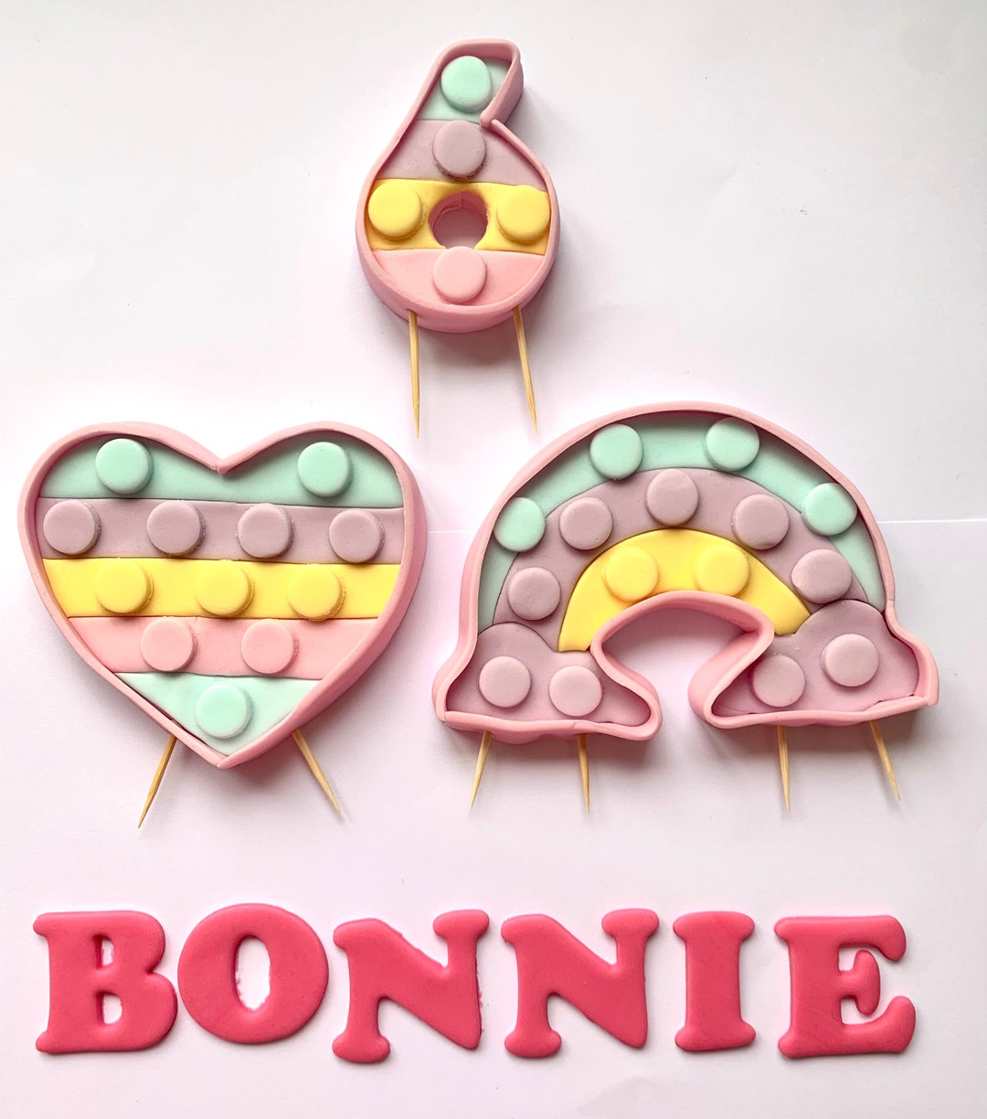 Fidget Poppet Handmade Edible Cake Toppers - Etsy