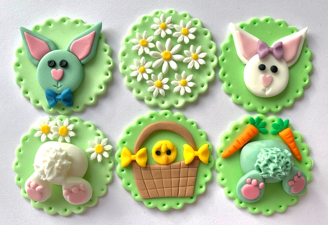 Easter Cake Topper, Bunny Cake Topper, Chick Cake Topper, Easter Egg ...