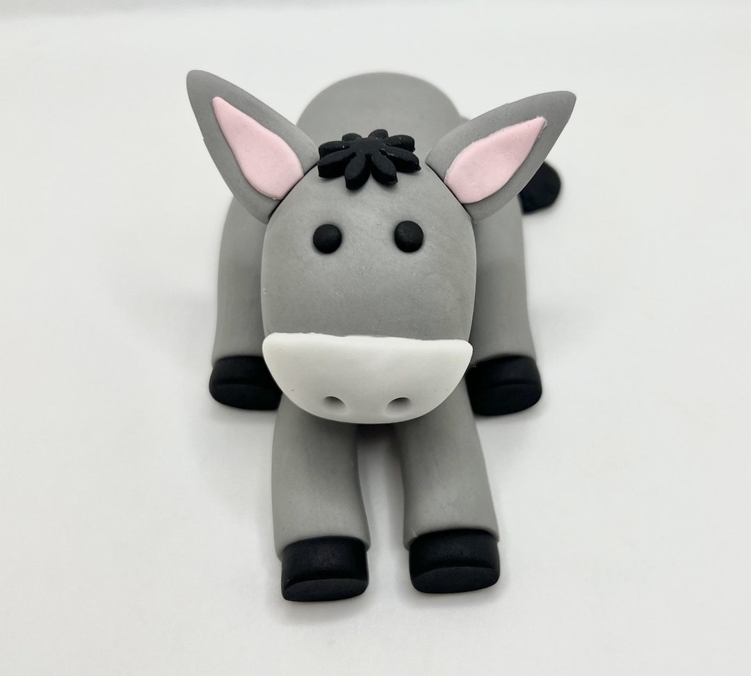Donkey Cake Topper, Farm Cake Topper, Farming Cake Topper, Farmer ...