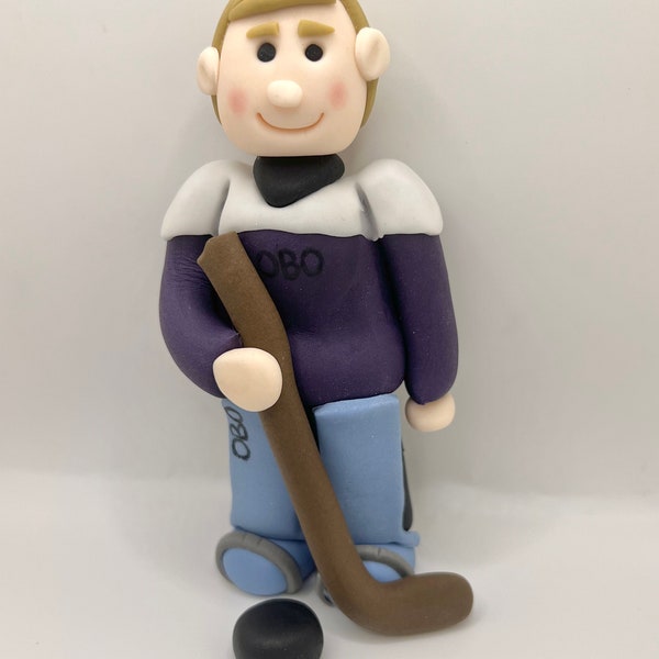 Hockey Cake Topper - Etsy