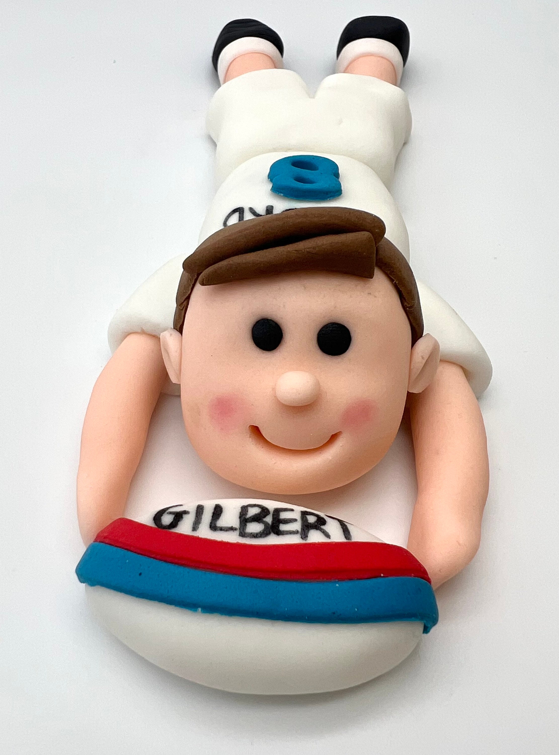 Rugby Cake Topper Rugby Player Cake Topper Exercise Cake - Etsy UK