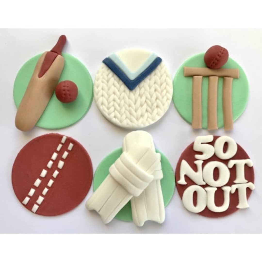 Cricket Cake Topper, Sport Cake Topper, Cricketer Cake Topper, Handmade ...