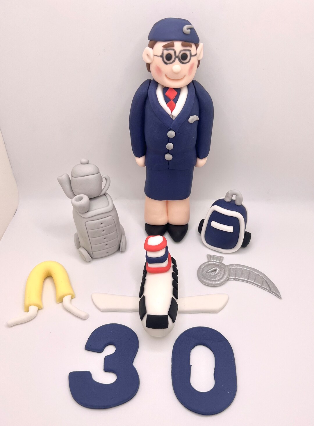 Cabin Crew Cake Topper Air Hostess Cake Topper Travel Cake - Etsy UK