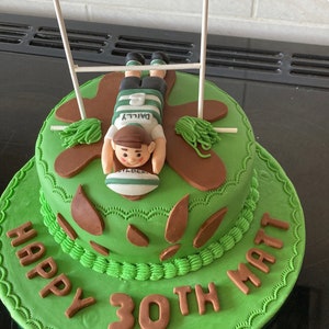 Rugby Cake Topper, Rugby Player Cake Topper, Exercise Cake Topper ...