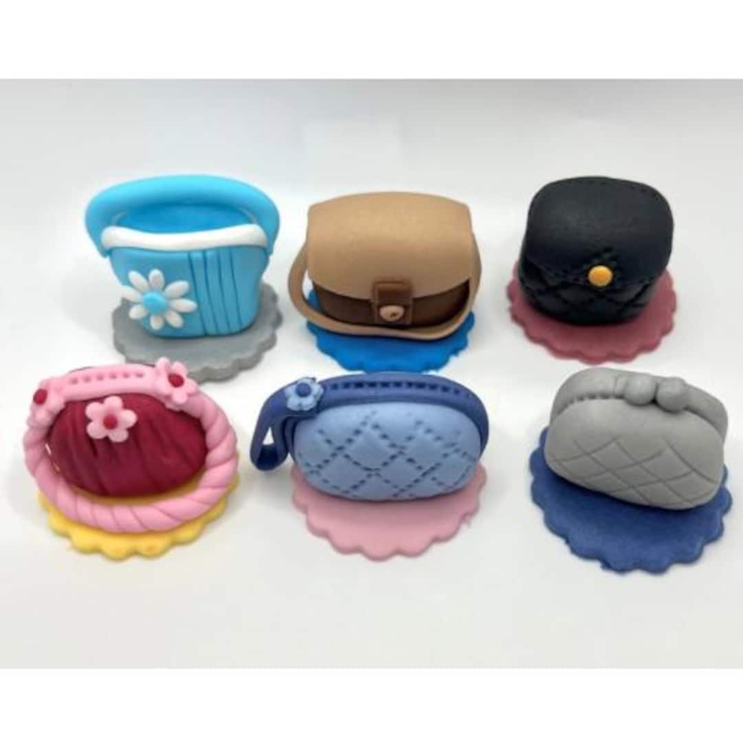 Handbag Cake Topper, Bag Cake Topper, Girly Cake Topper, Girls Cake ...