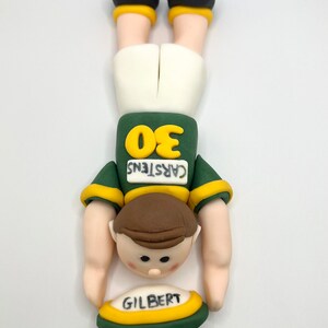 Rugby Cake Topper, Rugby Player Cake Topper, Exercise Cake Topper ...