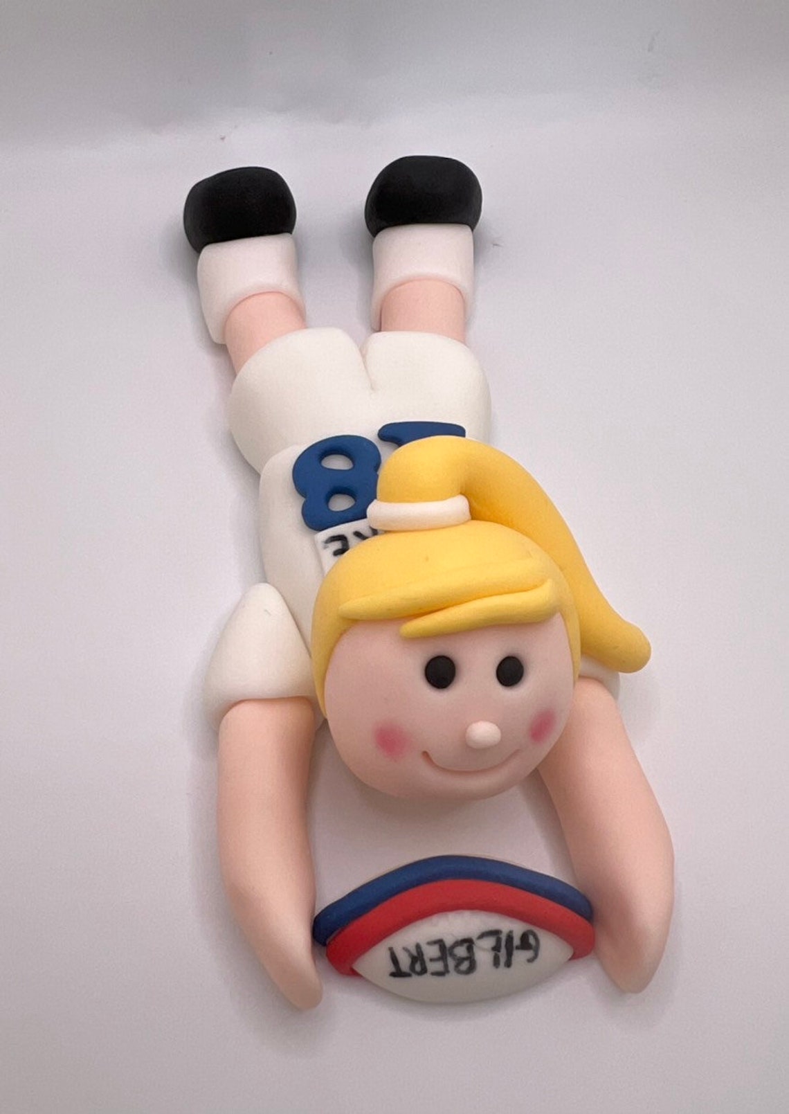 Rugby Cake Topper Rugby Player Cake Topper Girl Rugby Cake - Etsy