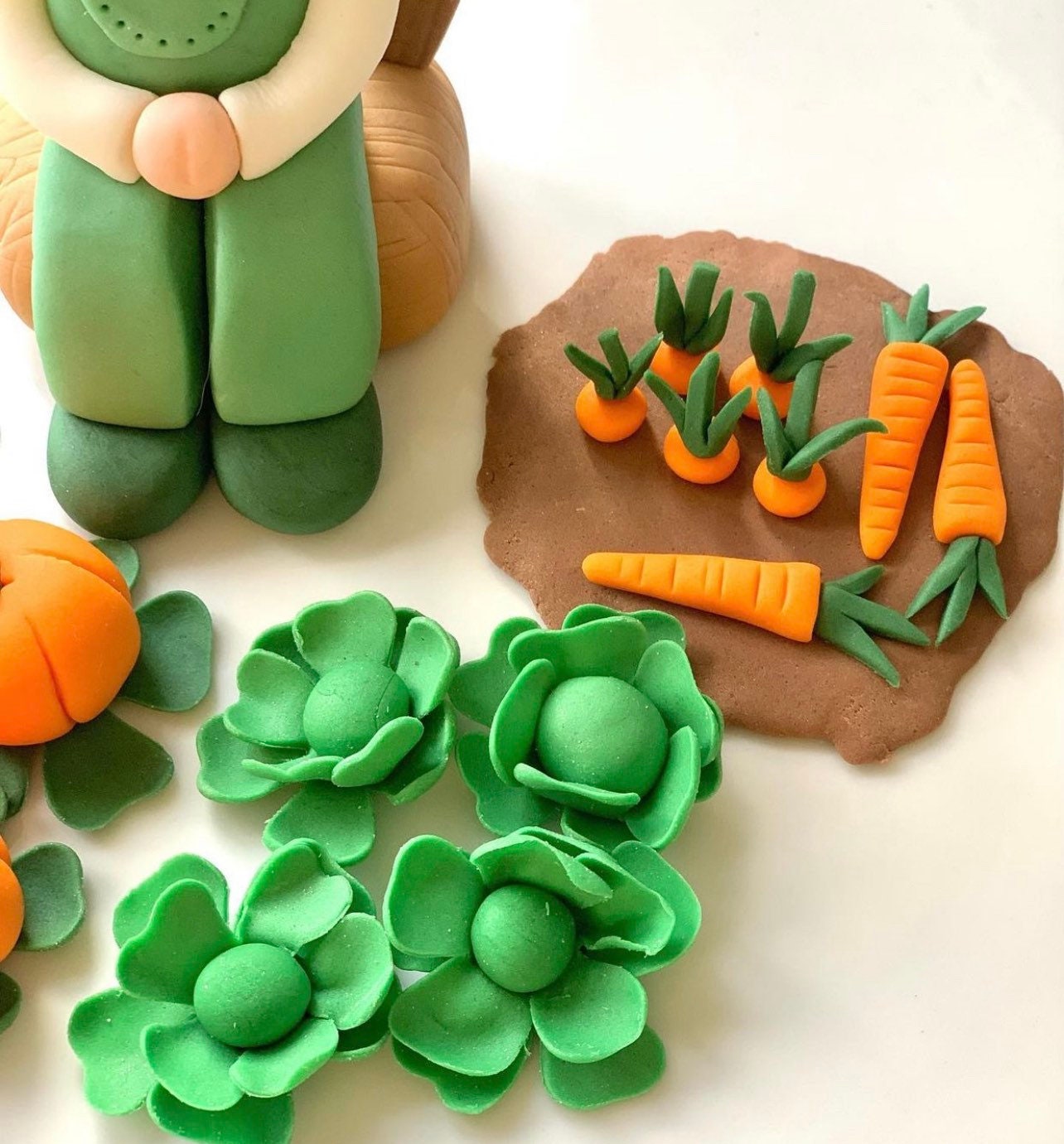 Farm Cake Topper Farmer Cake Topper Vegetable Patch Cake - Etsy UK