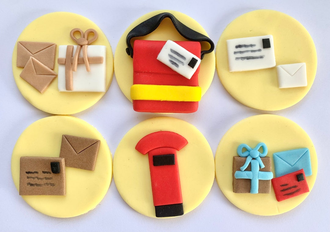 Postman Cake Topper Postal Cake Topper Post Cake Topper - Etsy