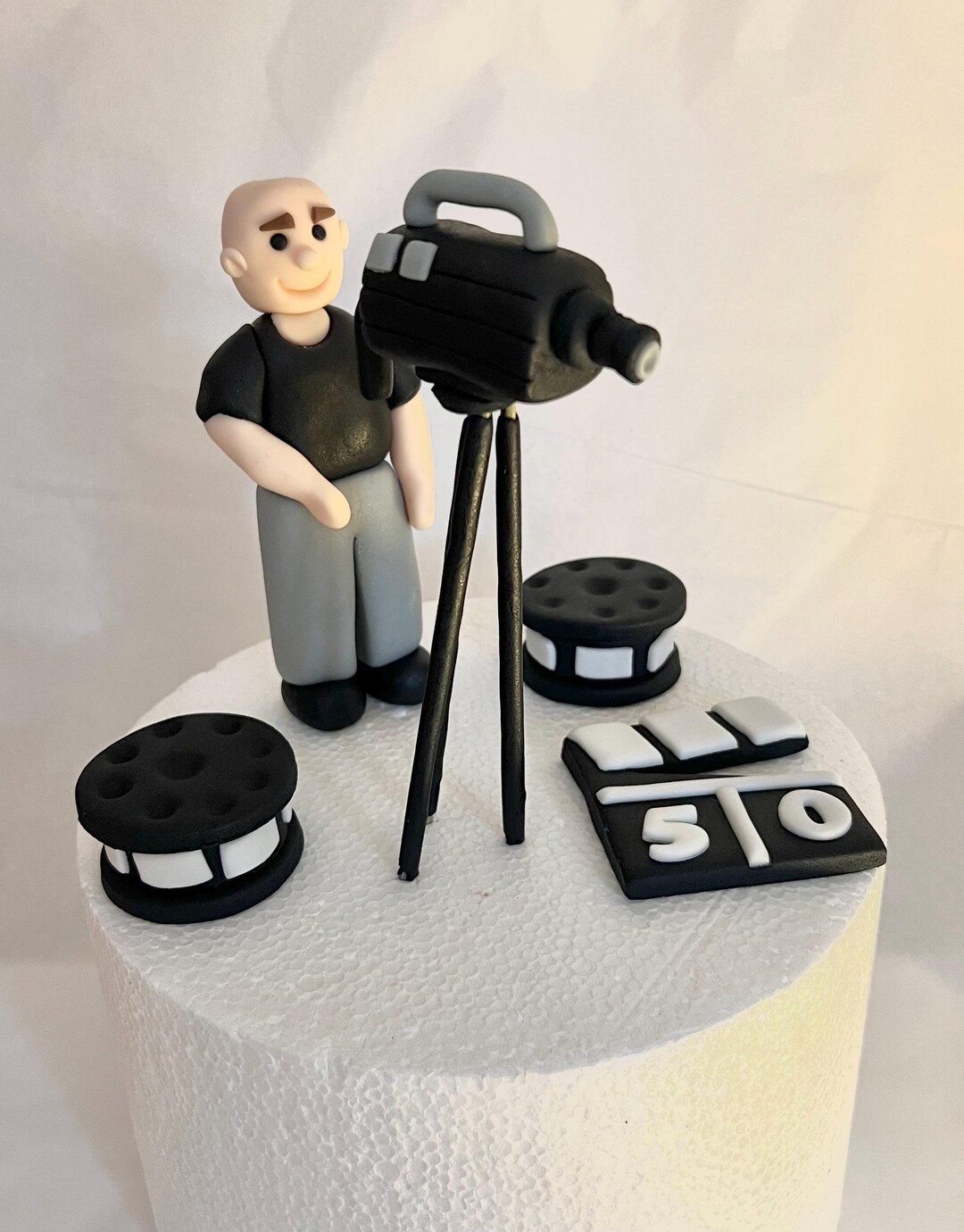 Cameraman Cake Topper, Film Cake Topper, Cinema Cake Topper, Movie Cake ...