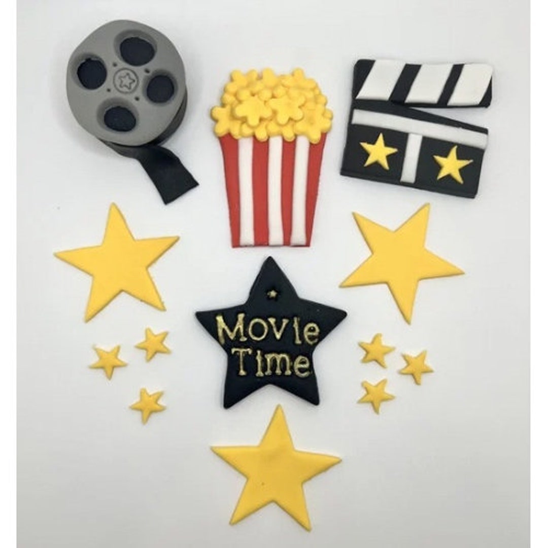 Movie Cake Topper, Film Cake Topper, Cinema Cake Topper, Handmade ...