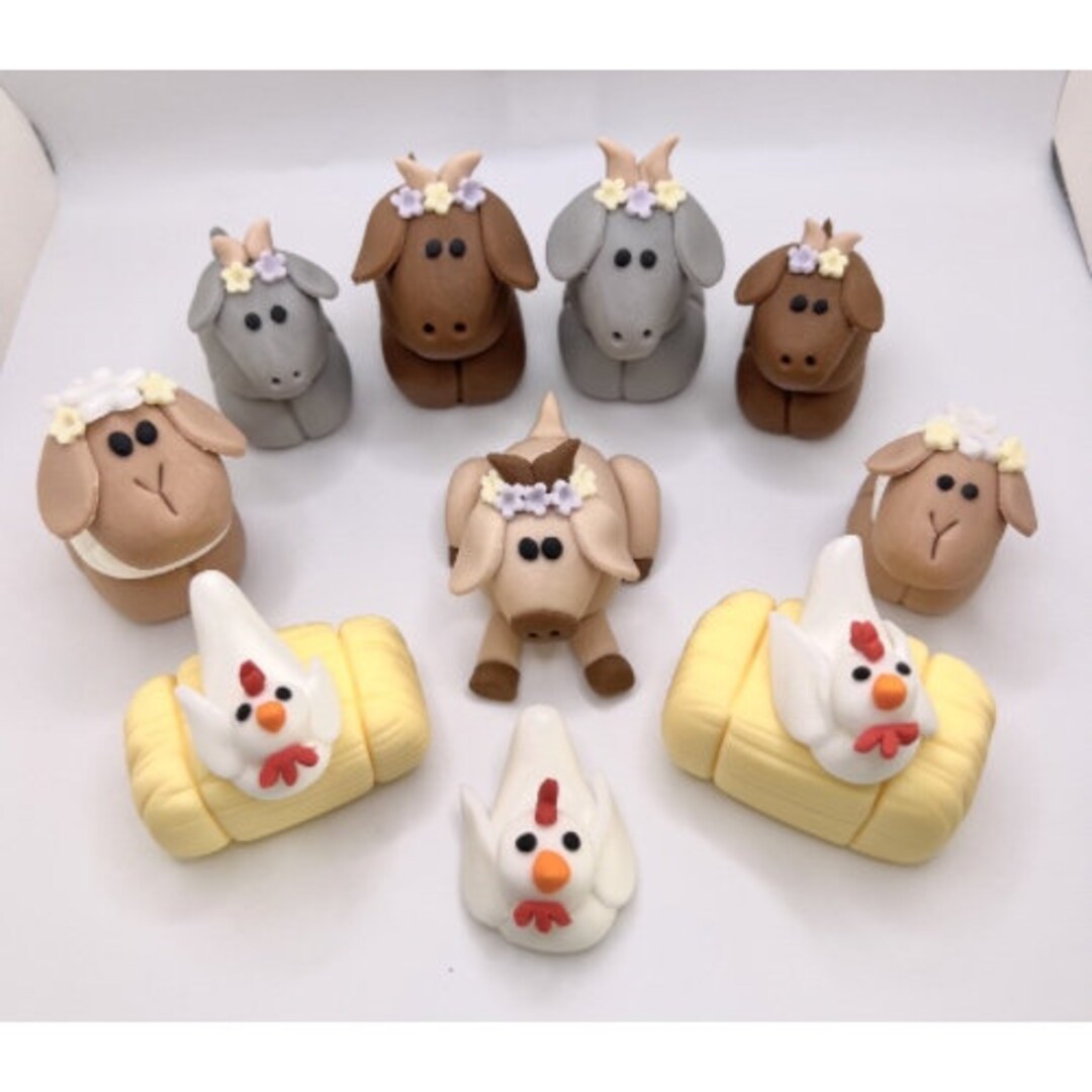 Goat Cake Topper, Farm Cake Topper, Tractor Cake Topper, Farm Animal ...