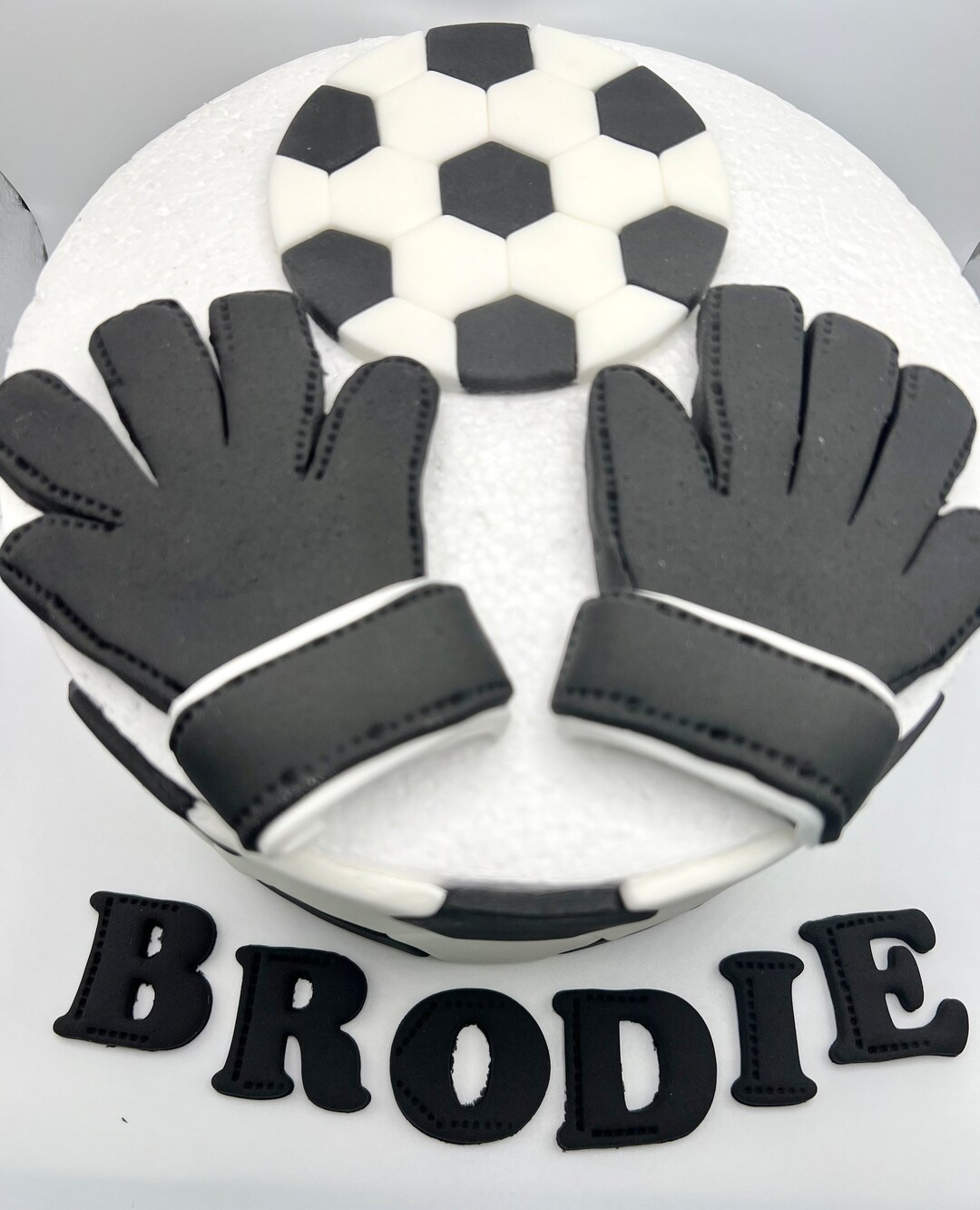 Football Cake Topper, Footballer Cake Topper, Handmade Edible Cake ...