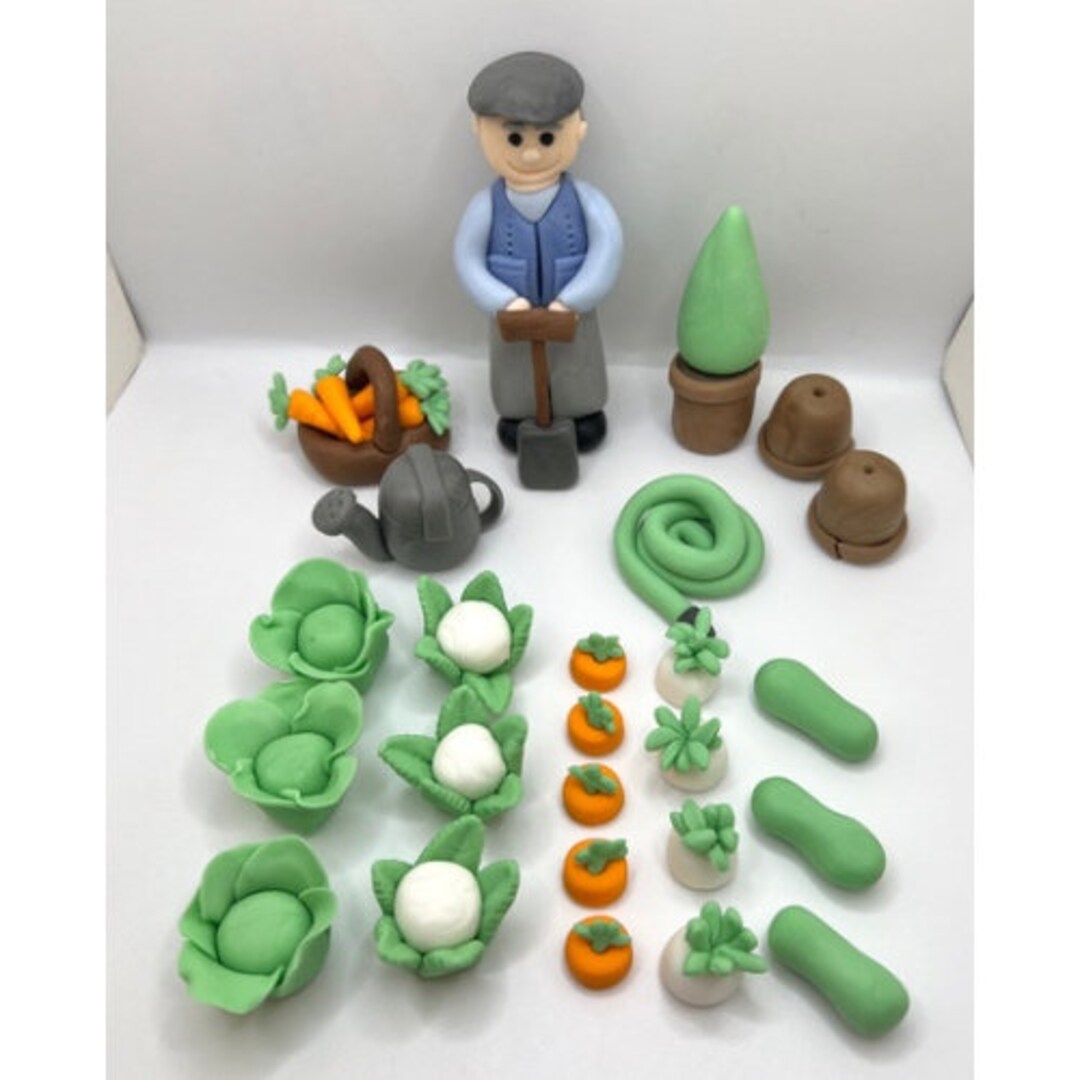 Gardening Cake Topper, Gardener Cake Topper, Allotment Cake Topper ...