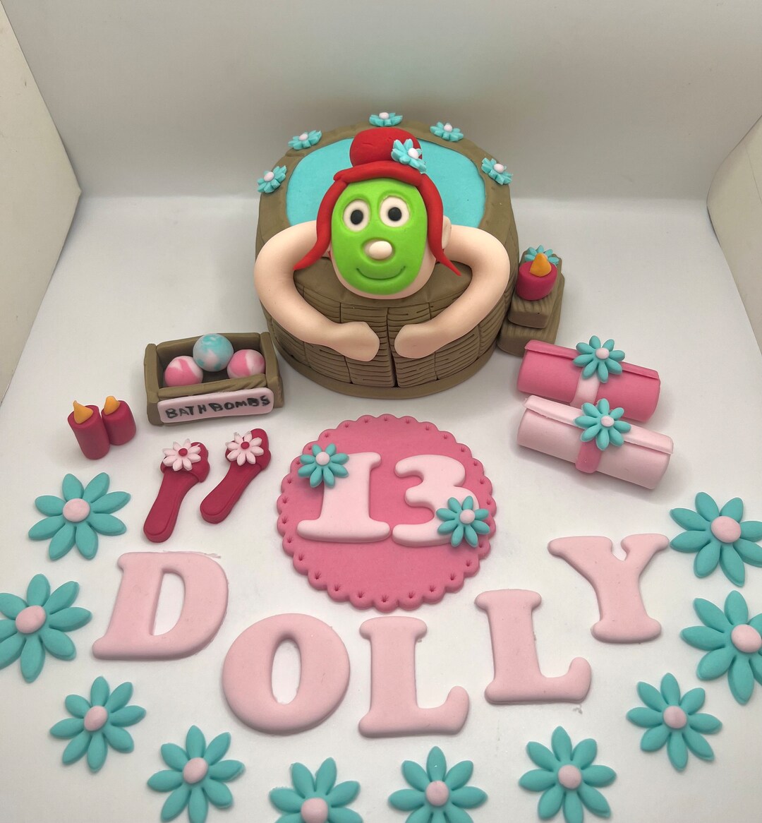 Hot Tub Cake Topper Spa Cake Topper Relaxation Cake Topper - Etsy