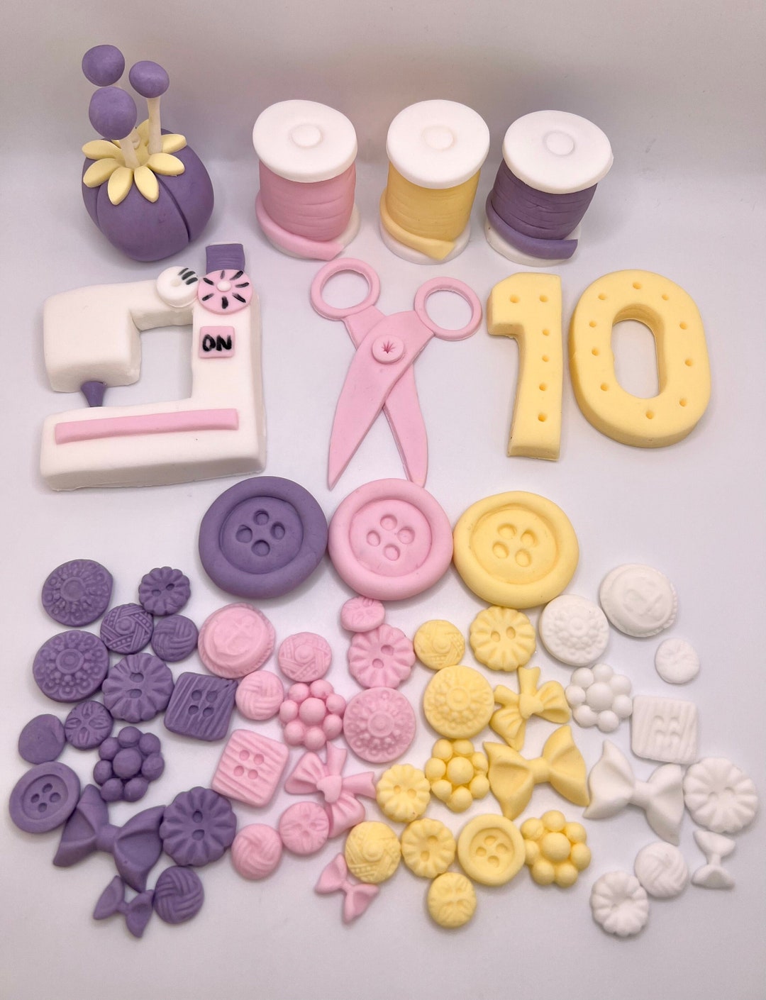 Sewing Cake Topper Knitting Cake Topper Crafting Cake - Etsy