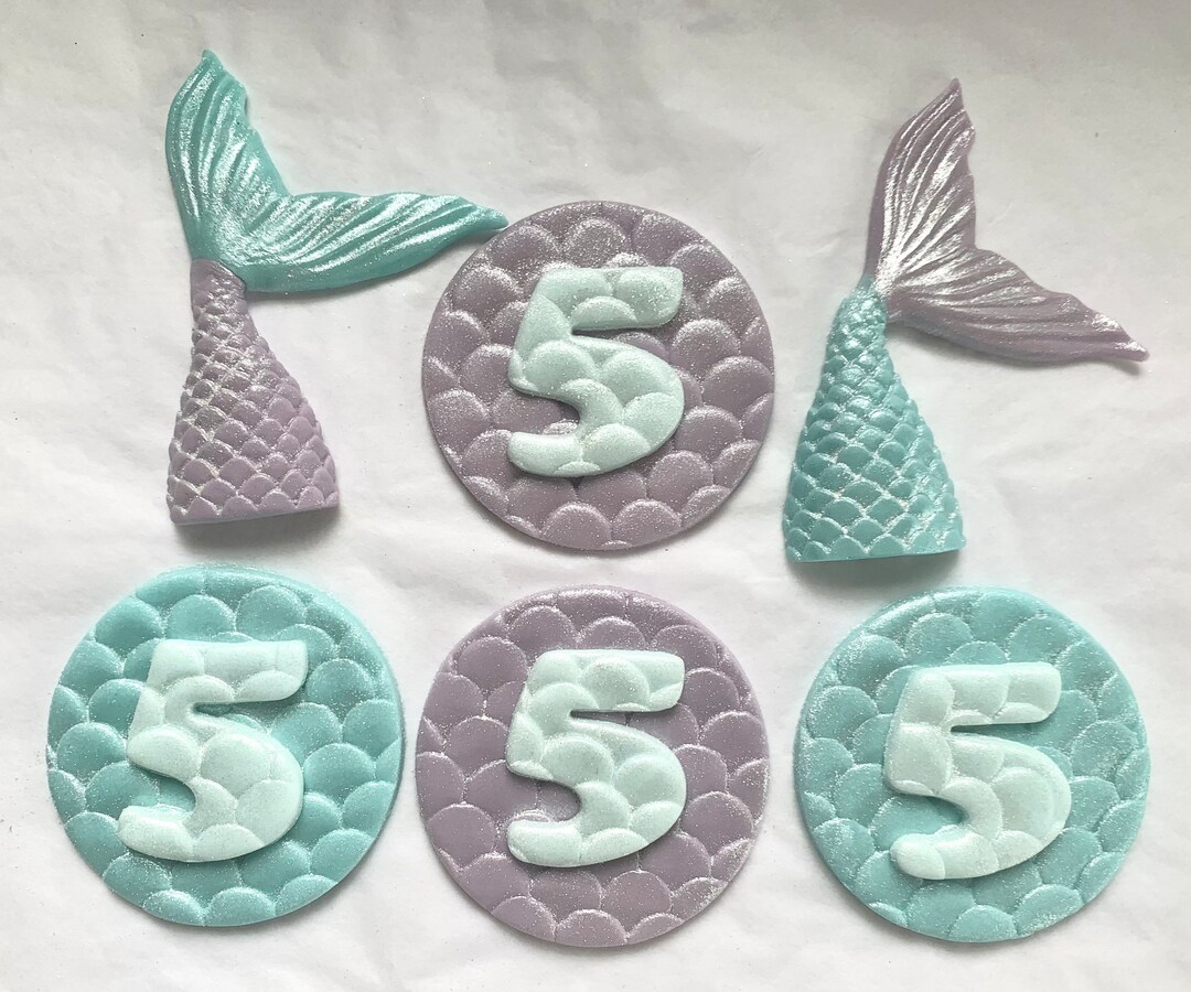 Mermaid Cake Topper, Under the Sea Cake Topper, Sea Cake Topper ...
