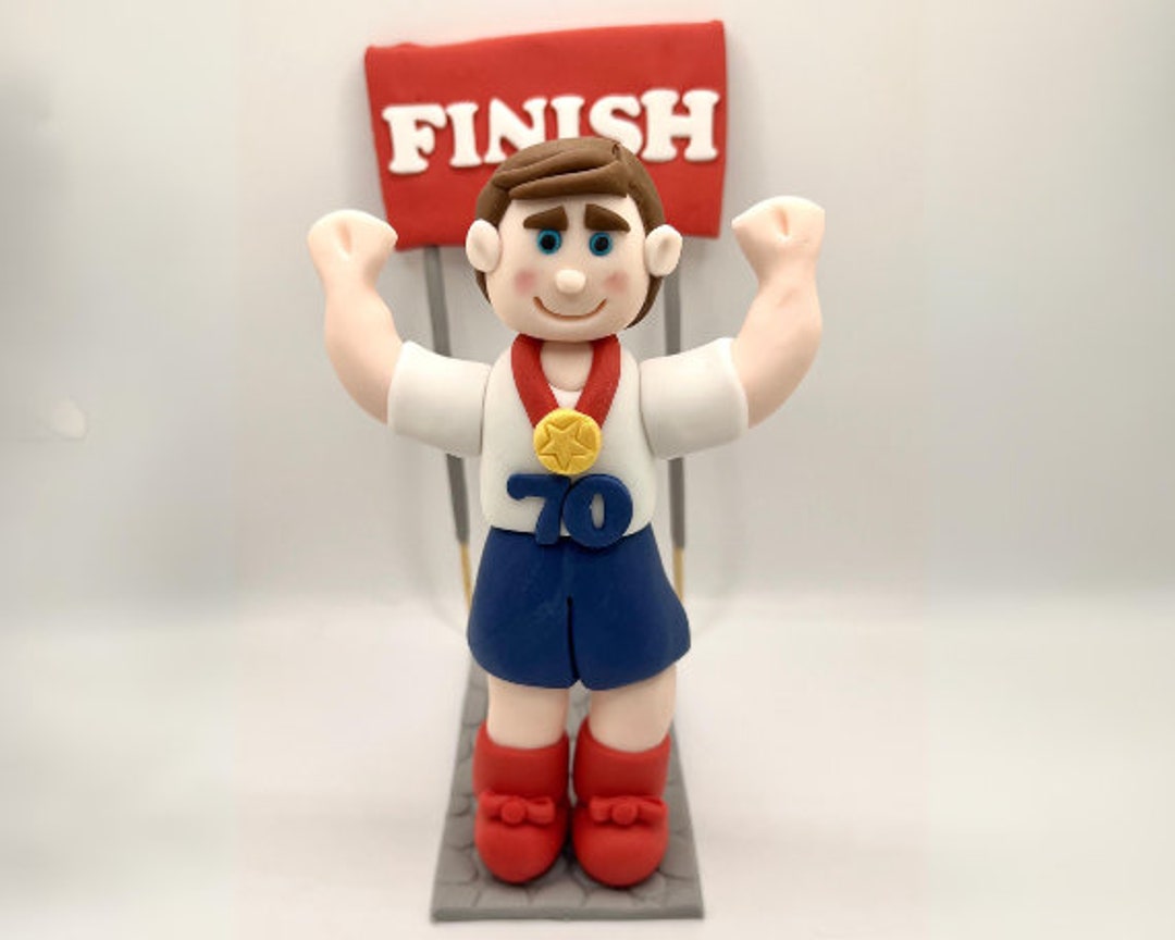 Running Cake Topper, Runner Cake Topper, Exercise Cake Topper, Sport ...