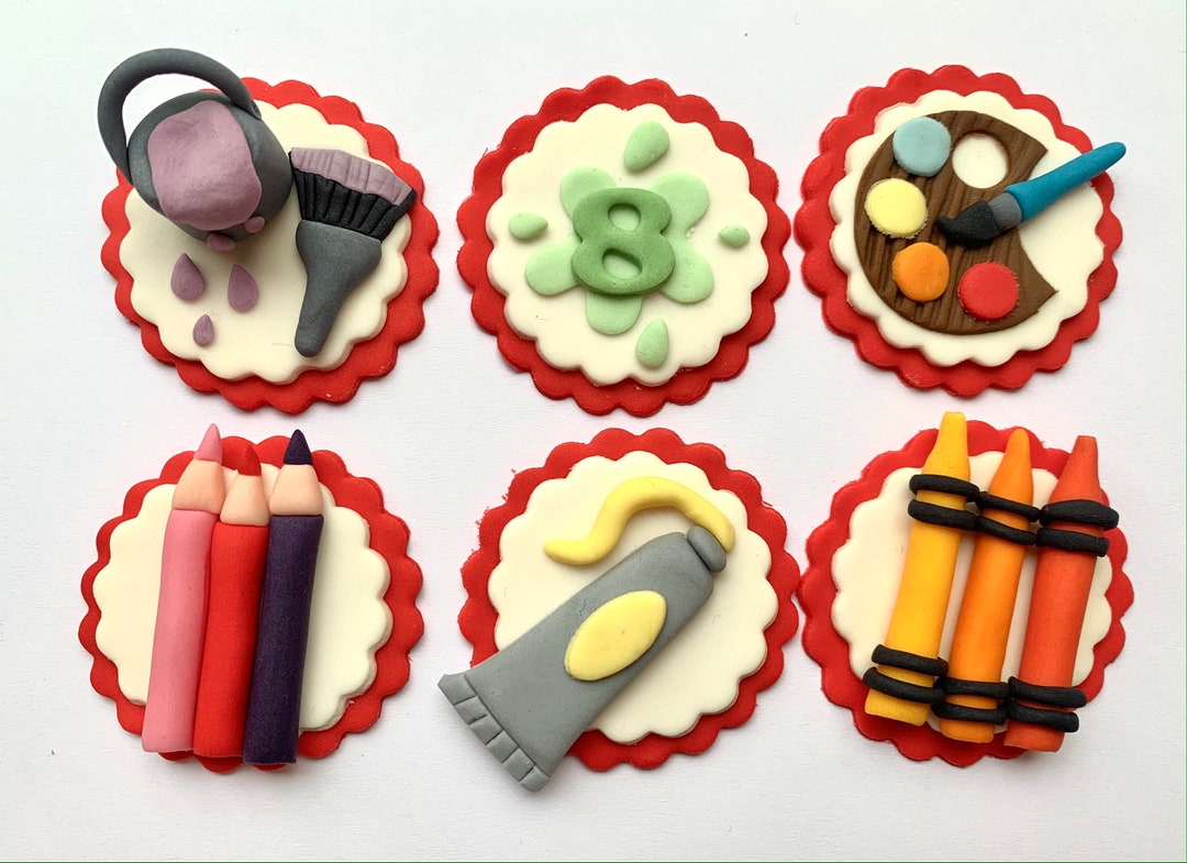 Art Cake Topper Craft Cake Topper Crafty Cake Topper Arty - Etsy