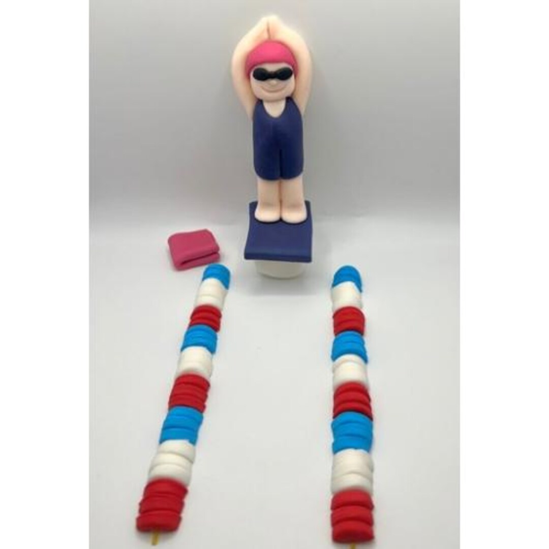 Diver Cake Topper, Swimming Cake Topper, Swimmer Cake Topper, Swim Cake ...