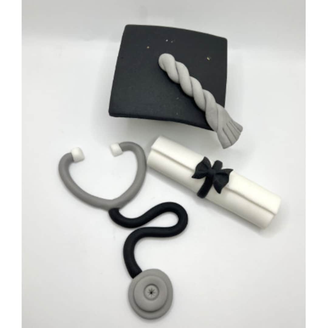Graduation Cake Topper, Graduation Doctor Cake Topper, Medical Cake ...