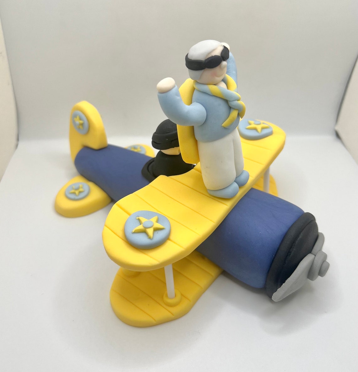 Wing Walking Cake Topper, Aeroplane Cake Topper, Plane Cake Topper ...