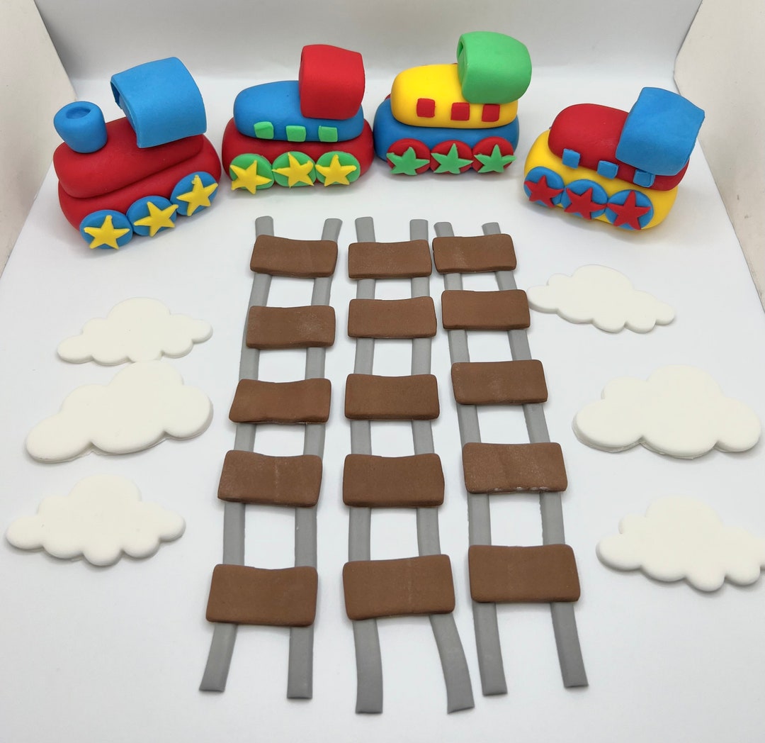 Train Cake Topper, Birthday Cake Topper, Railway Cake Topper, Choo Choo ...