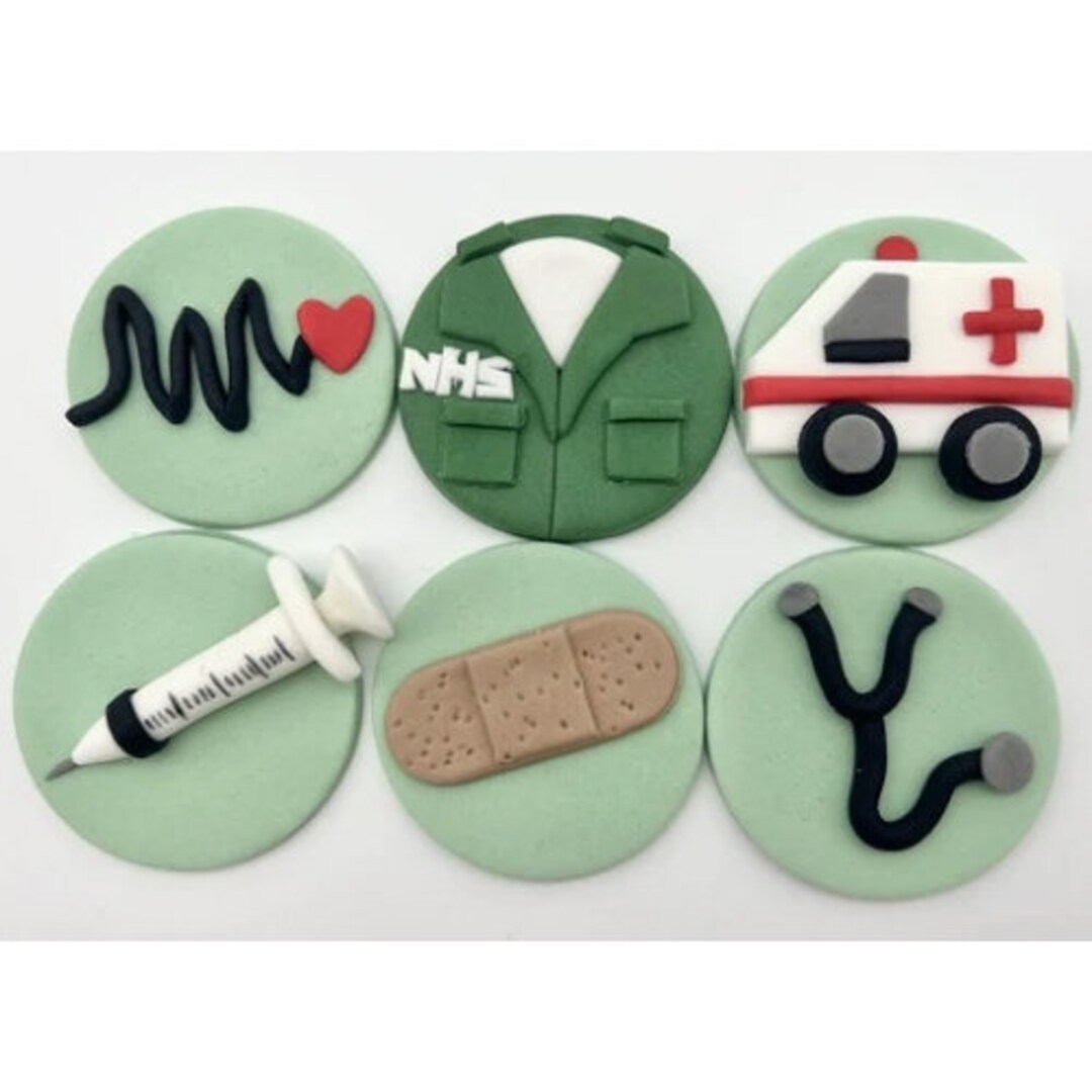 Paramedic Cake Topper, Doctor Cake Topper, Nurse Themed Handmade Edible ...