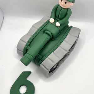 Army Cake Toppers, Soldier Cake Topper, Army Tank Cake Topper, Handmade ...