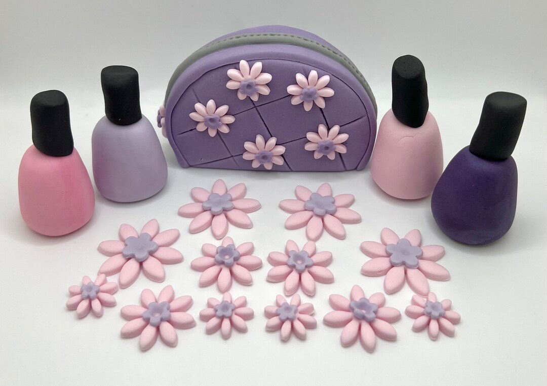 Nail Cake Topper Beauty Cake Topper Make up Cake Topper - Etsy