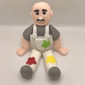Painting Cake Topper, Painter Cake Topper, Decorating Cake Topper ...